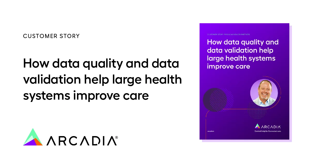 How data quality and validation help large health systems improve care