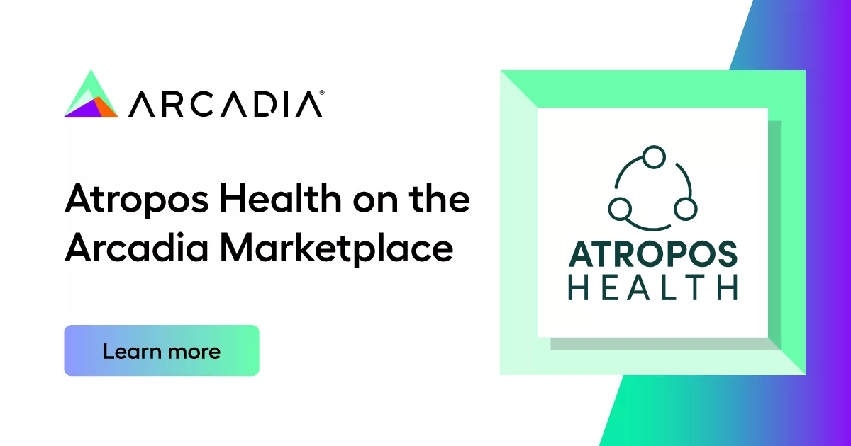 Atropos Health on the Arcadia Marketplace
