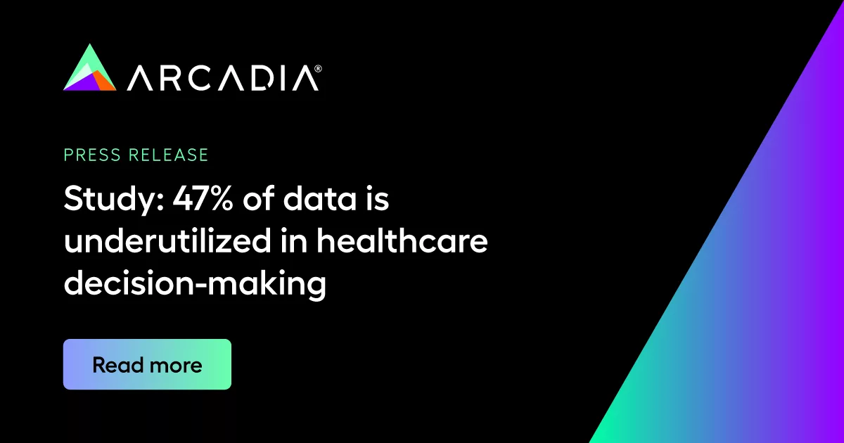 Study: 47% of data is underutilized in healthcare decision-making