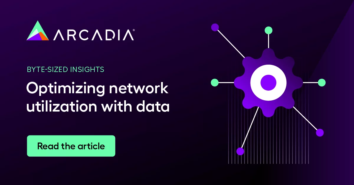 Optimizing network utilization with data