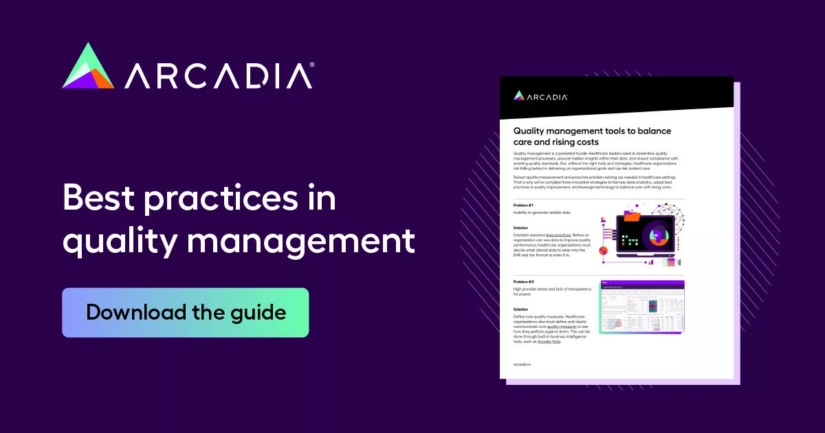 Best practices in quality management