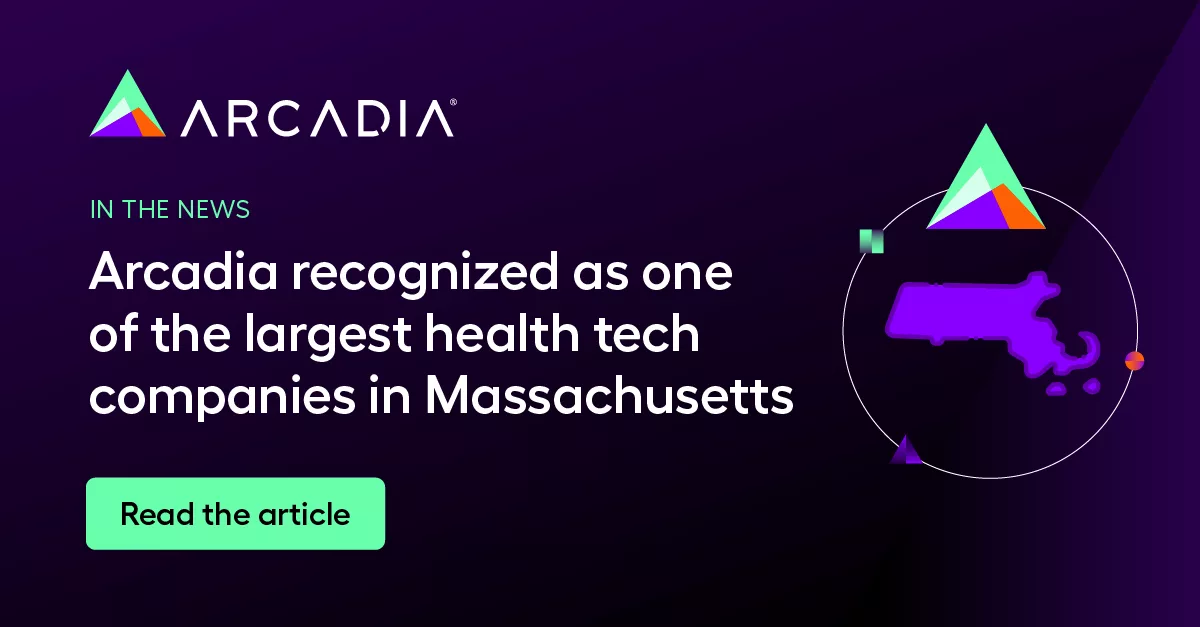 Arcadia recognized as one of the largest health tech companies in MA